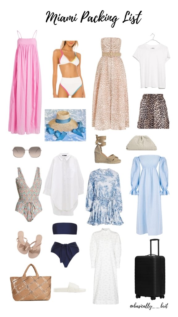 MIAMI PACKING LIST - Basically Brit